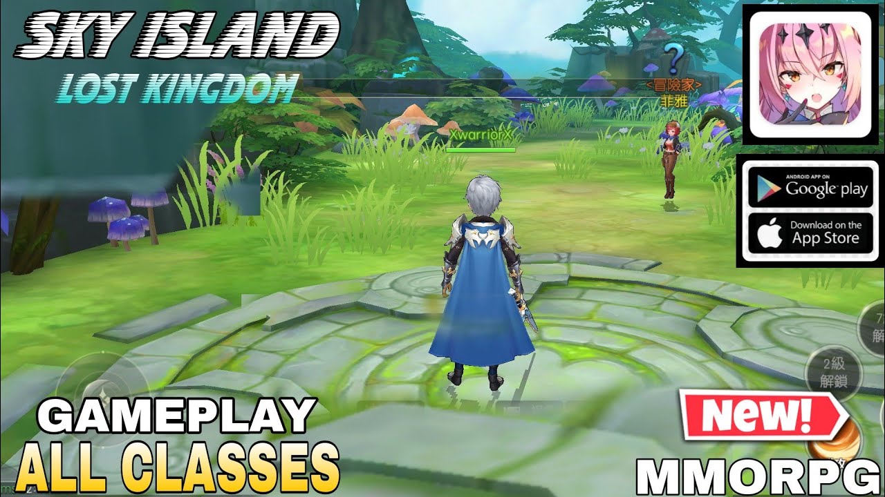 Sky Island Lost Kingdom Gameplay All Classes Gender unlock New MMORPG For Android (CN) - YouTube