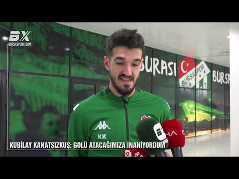 Kubilay Kanatsızkuş: Golü atacağımıza inanıyordum