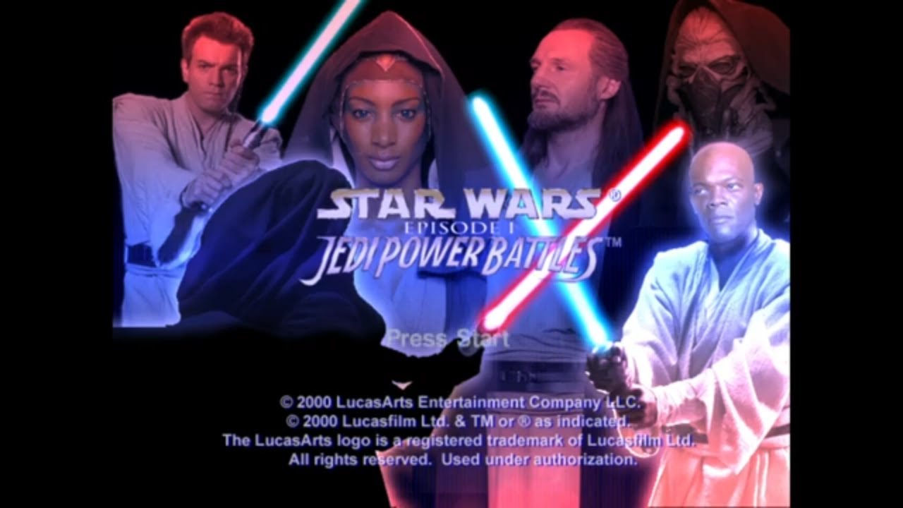 Star Wars - Episode I - Jedi Power Battles - Sega Dreamcast - Intro ...