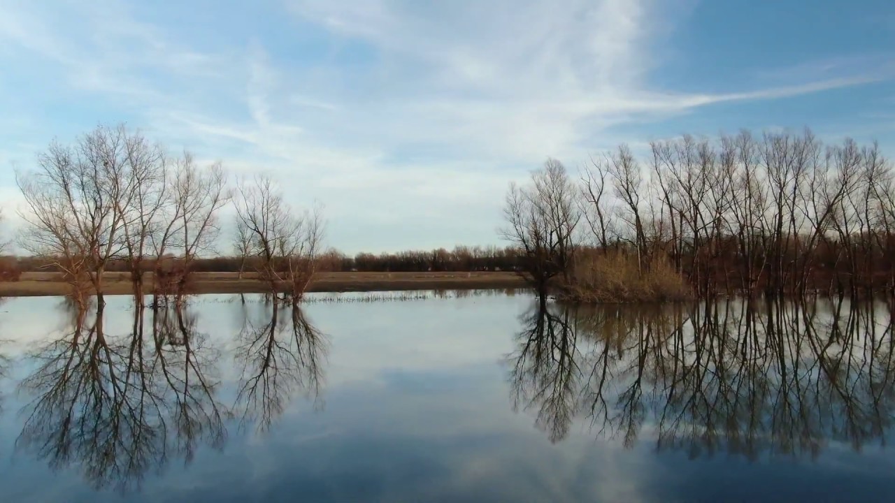 Fields and River Backwater 12/19 - YouTube
