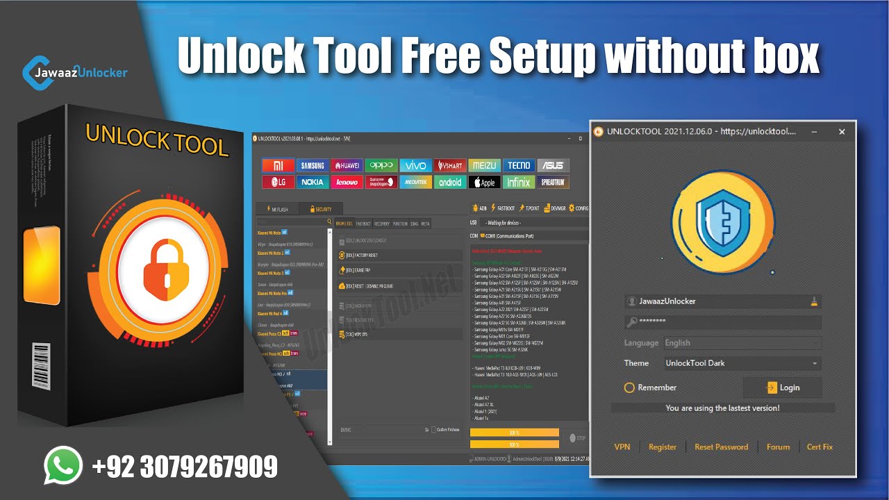 Free Unlock Tool Setup 2021 without dongle & box. - YouTube