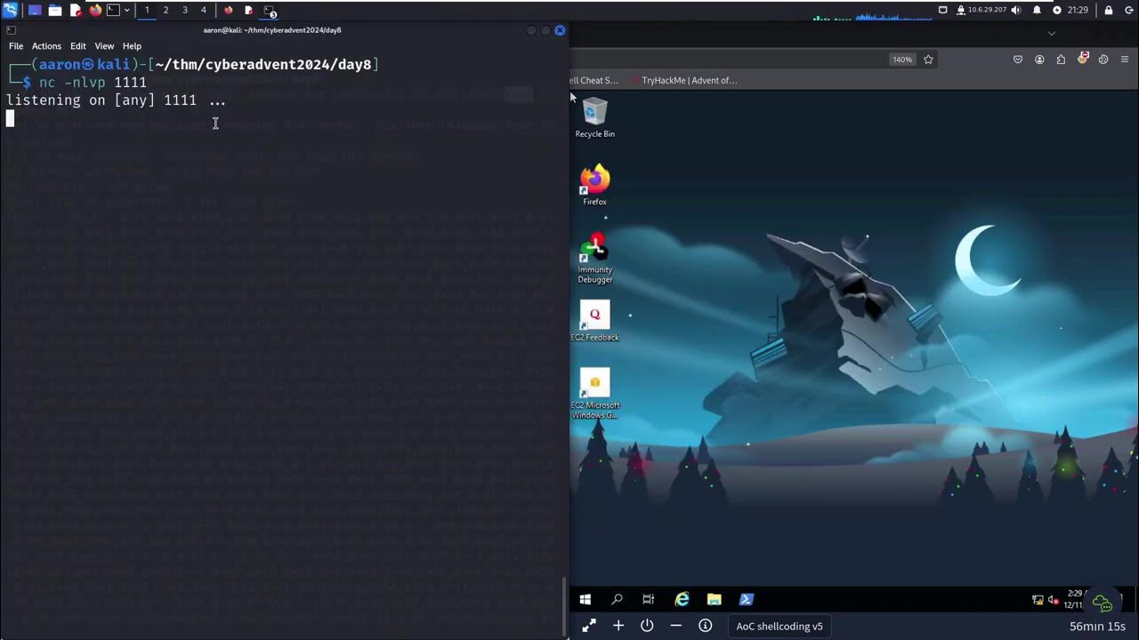 [THM] Advent of Cyber 2024 | Day 8 Shellcode - YouTube