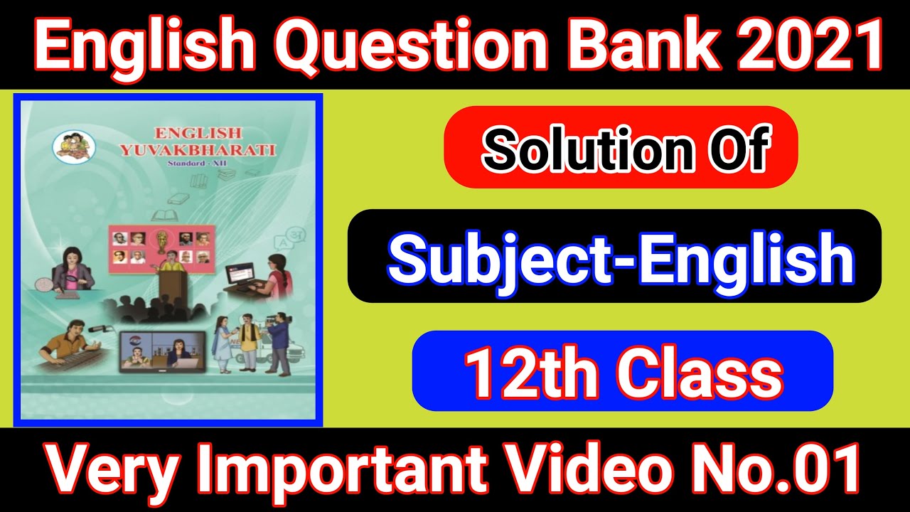 Solution Of English Question Bank 12th Class | Question Bank Solution ...