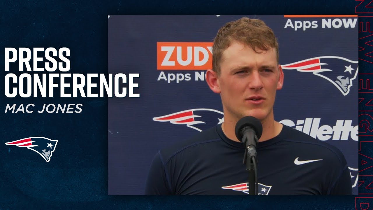 Mac Jones Talks 1st NFL Joint Practice with the Eagles | Press ...