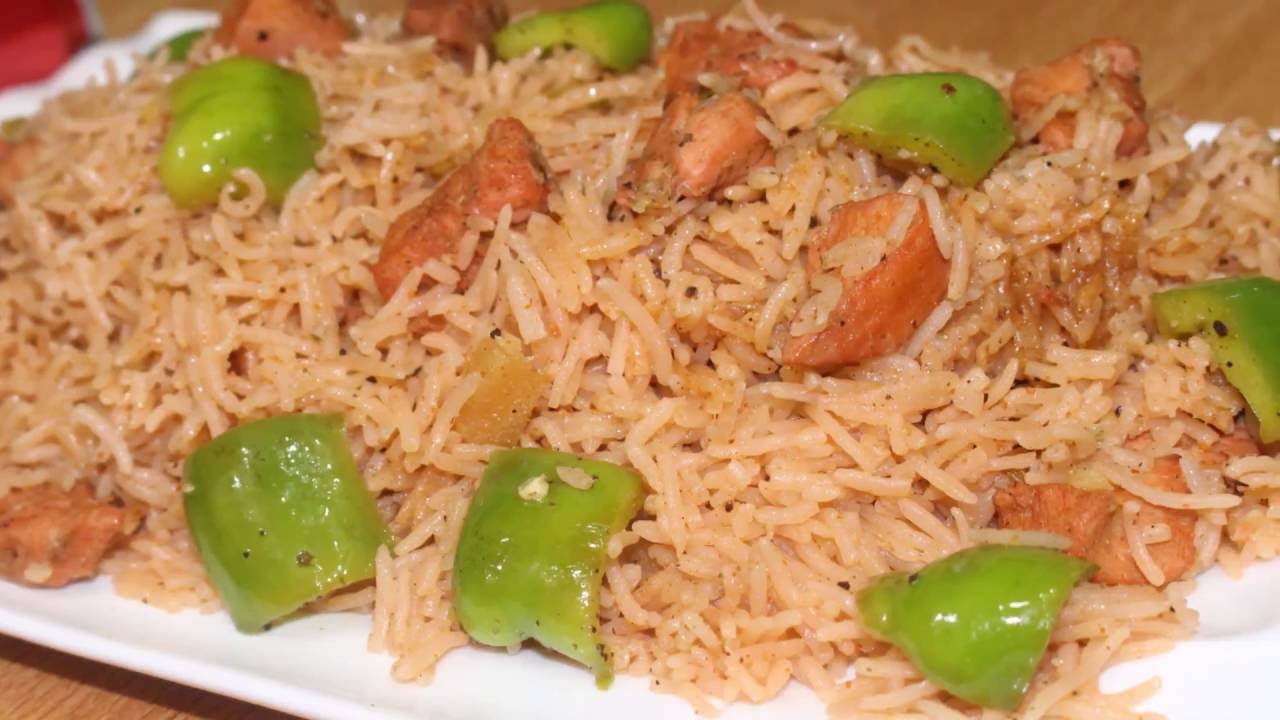 Fried Rice Recipe Spicy Tandoori Rice - Chicken Rice Recipe - YouTube