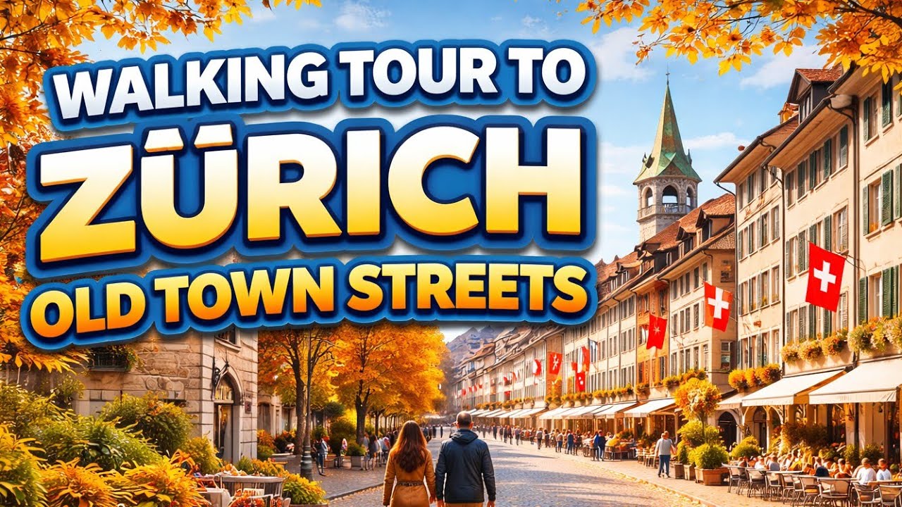 Walking Tour of Old Town Zurich 🇨🇭 | Scenic Stroll Through Switzerland ...