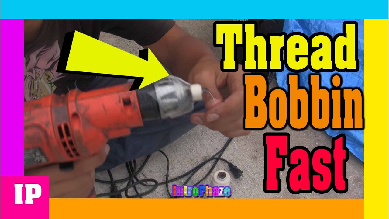 23 EP - Fastest way to spin thread on sewing bobbin -#introphaze ...