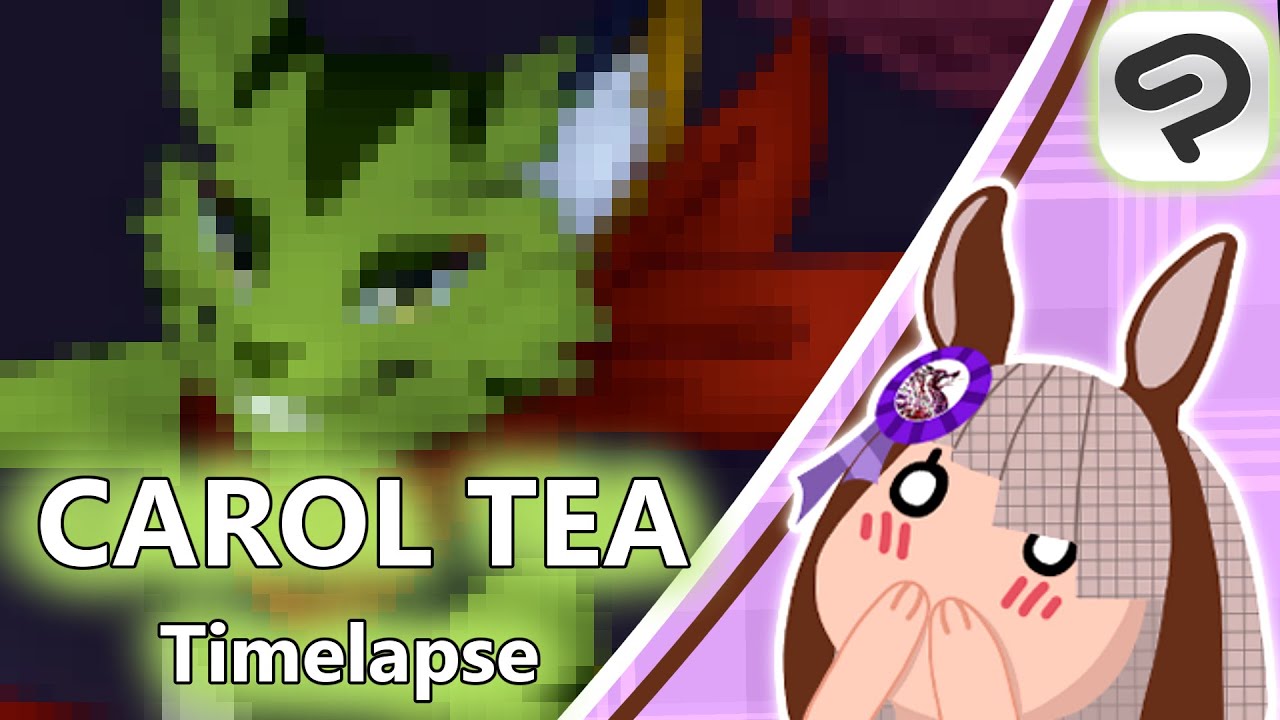 Carol Tea's commission timelapse! || Commission work 2023 - YouTube