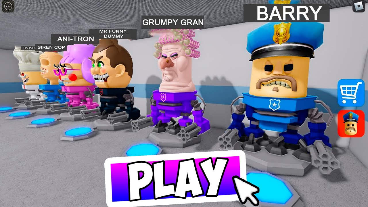 Escape from FAMILY BARRY OBBY FULL GAME Walkthrough (#Obby) - YouTube