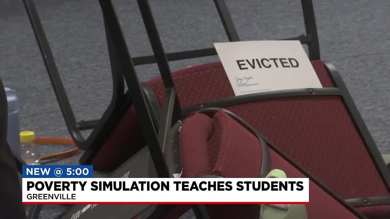 Poverty simulation teaches students - YouTube