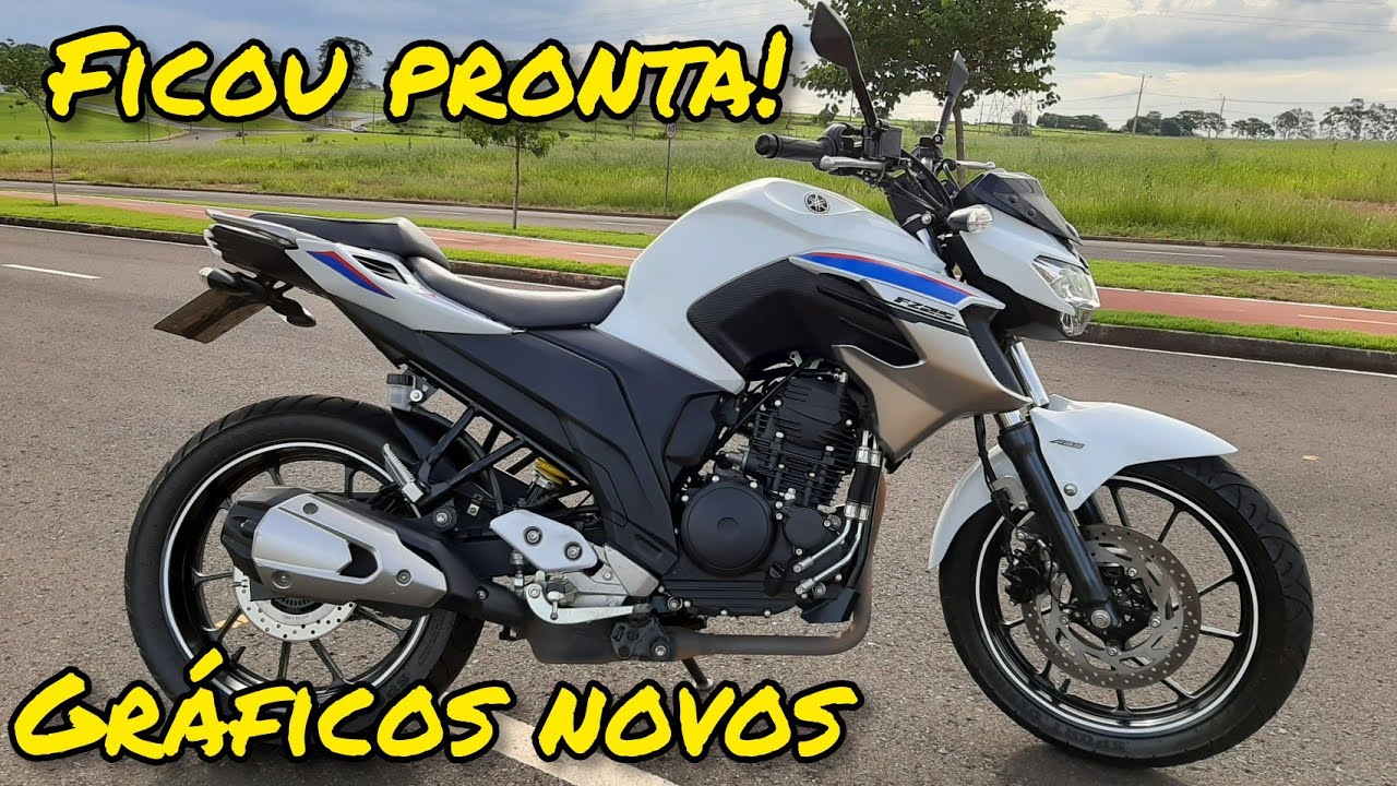 FZ25 PERSONALIZADA | FICOU PRONTA!! YAMAHA FZ25 - YouTube