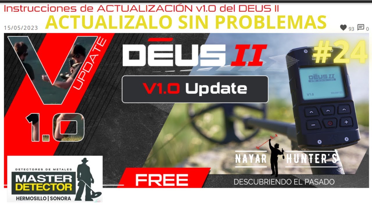 Actualización Deus 2 V1.0 (sin problemas) - YouTube