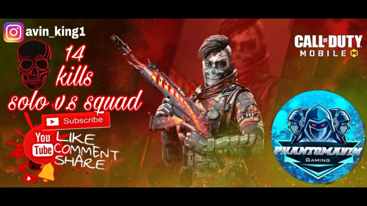 CALL OF DUTY MOBILE | 14 KILLS SOLO VS SQUAD | SERAPH - SICARIA GAME ...