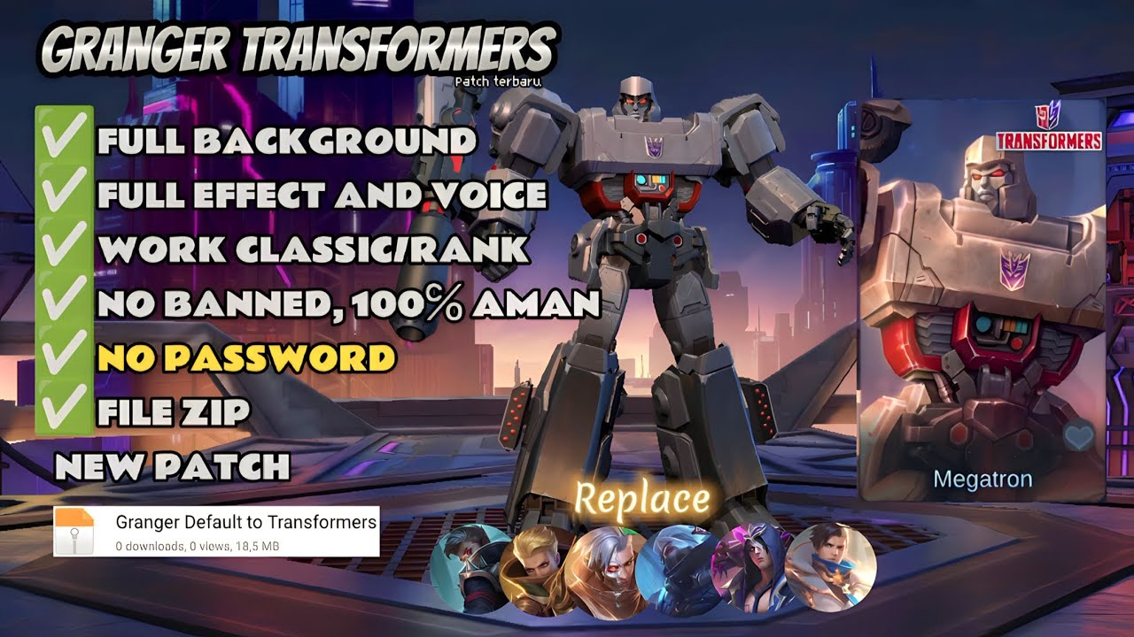 Script Skin Granger Transformers No Password | Full Effect | All ...
