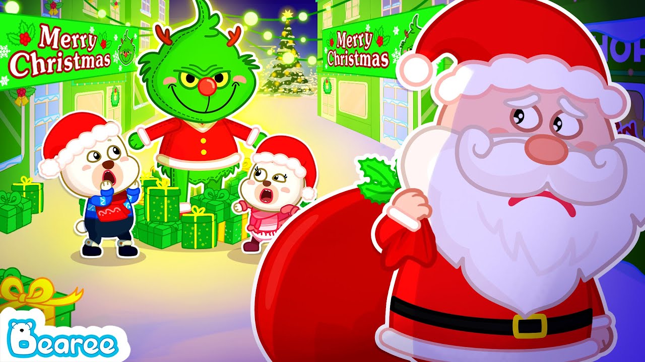 Bearee Tales 🐾 Bearee Loves Grinch More than Santa? | Santa Feels ...