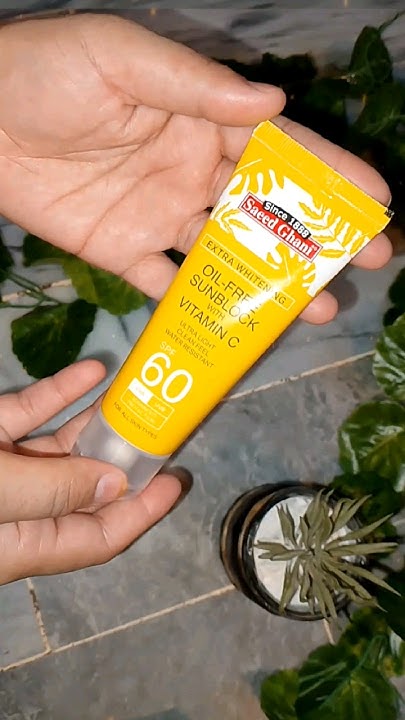 Saeed Ghani Oil Free Sunblock☀️ Oilyskin Skincare Sunscreen