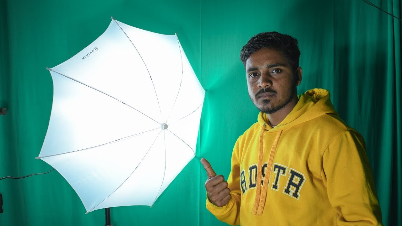 Budget YouTube Studio Lighting setup । Umbrella lighting for YouTube ...