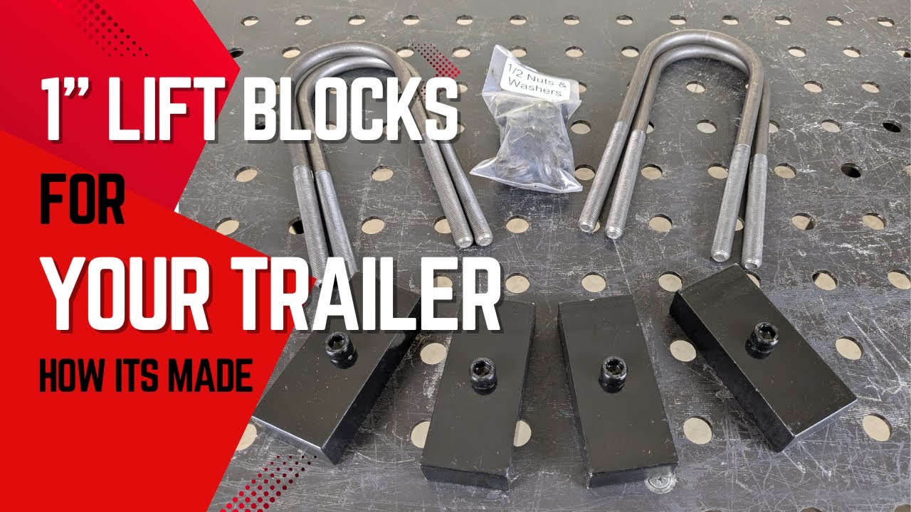 1" Lift Blocks for Trailers - Where to buy & How its Made - YouTube