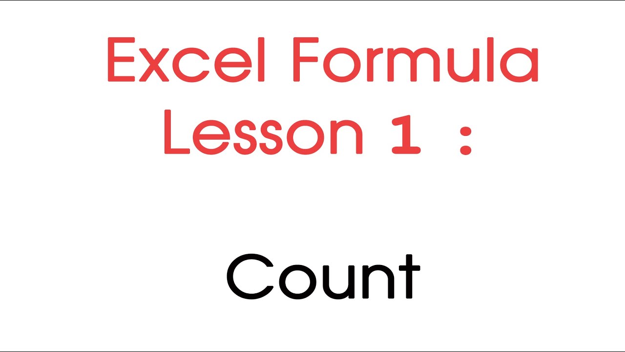 Count Formula In Excel Sinhala Tutorial YouTube Count Formula In Excel Sinhala Tutorial YouTube