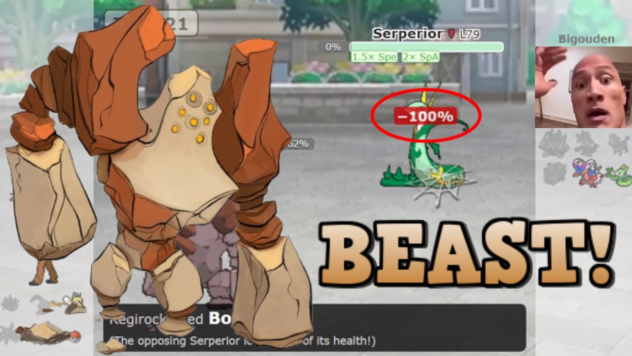 CURSE REGIROCK IS AN UNKILLABLE BEAST! (Pokemon Showdown Random Battles ...