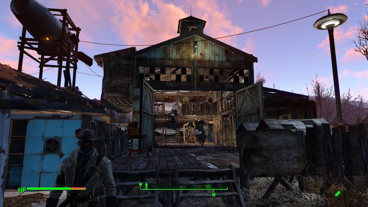 Fallout 4 PC Rebuilding The Garage No Mods! - YouTube