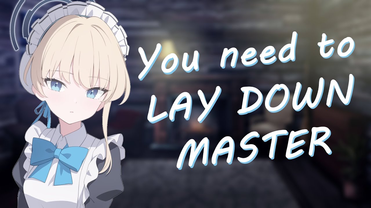 You need to LAY DOWN MASTER [Ear Massage ASMR] - YouTube