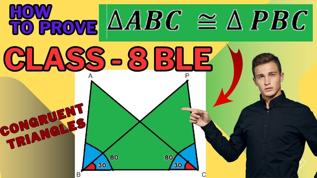 How to Prove any two triangles Congruent using axioms in easy Method ...