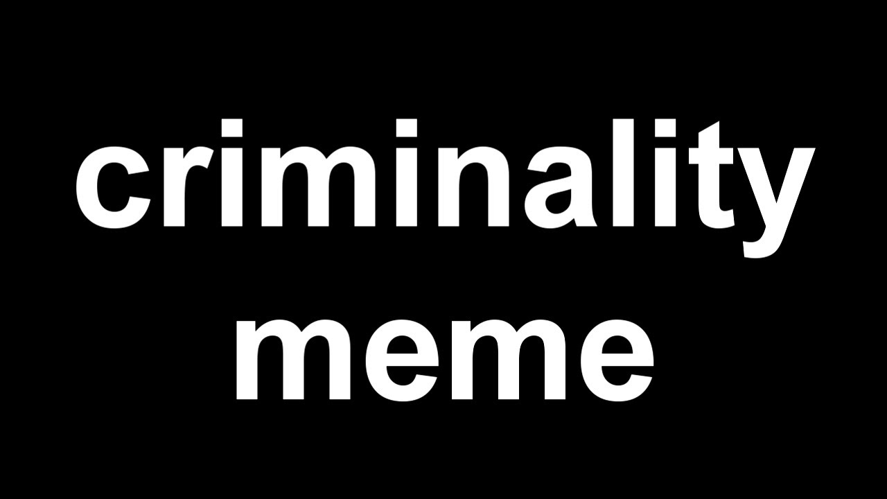 crim meme | Criminality Roblox - YouTube