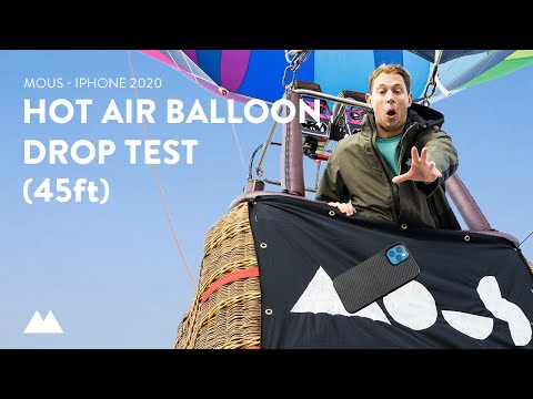 Mous – iPhone 12 Hot Air Balloon Drop Test