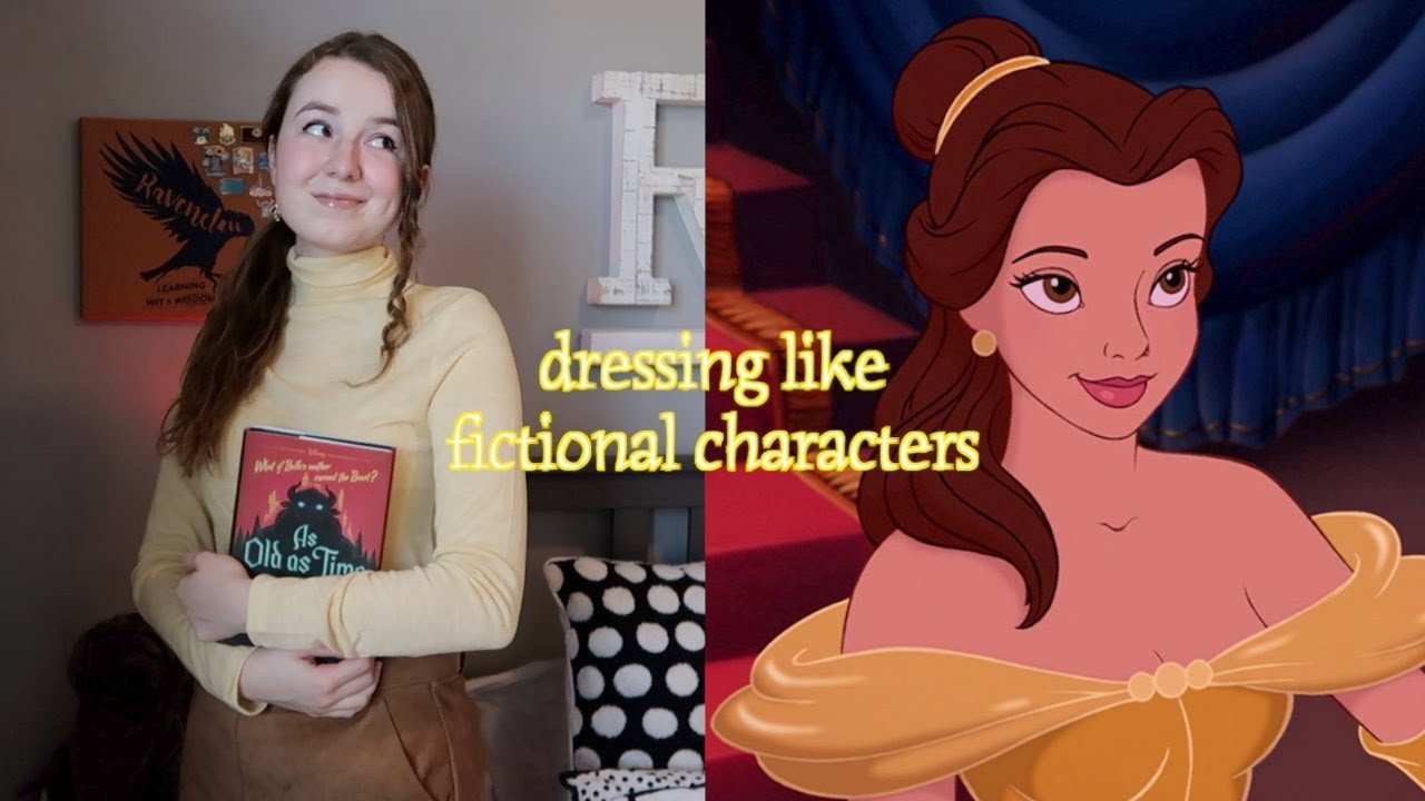 dressing like my favorite fictional characters! - YouTube