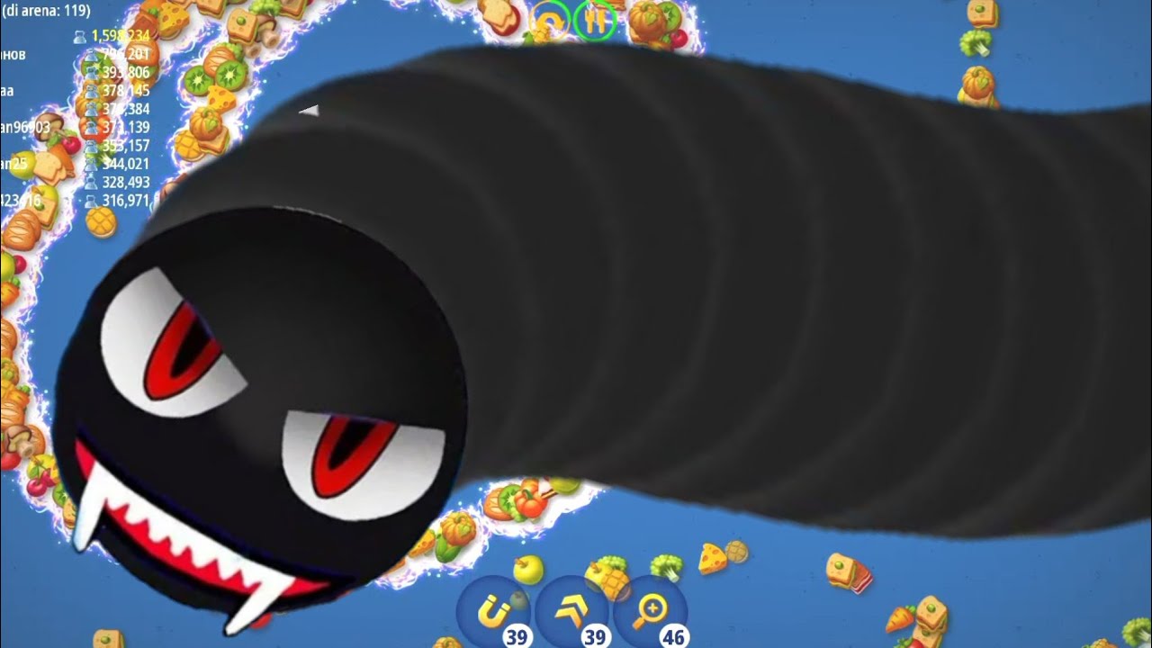 CACING BESAR ALASKA // Worms Zone.io // Cacing pemburu - YouTube