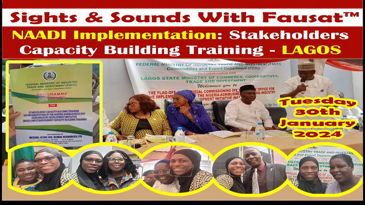 NAADI Stakeholders Capacity Building Training: Photo/Video Highlights ...