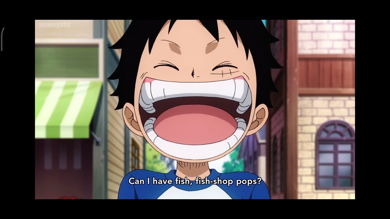 Luffy enjoying rubber body for the first time. ONE PIECE - YouTube