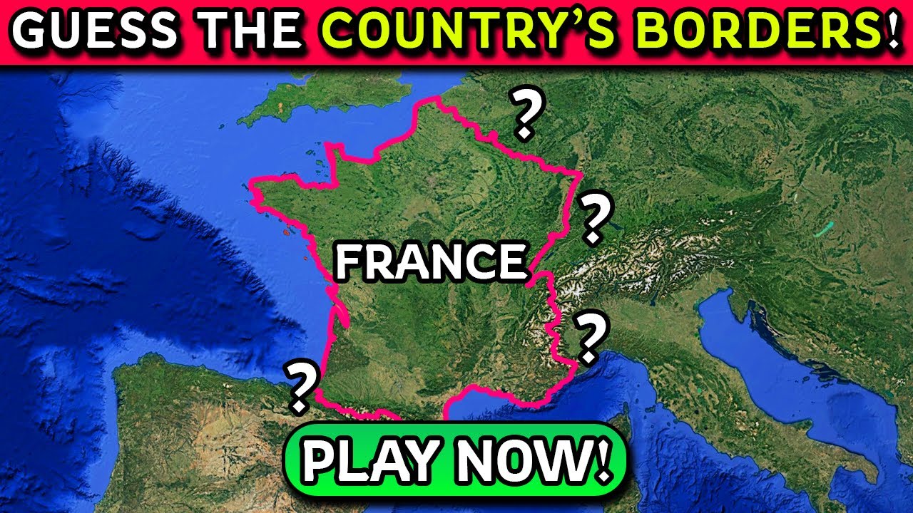 Guess the Country Borders Quiz! - YouTube