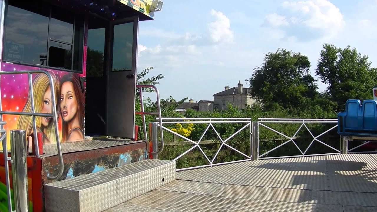 Edward Stokes' Sizzler Onride @ Stokes' Fun Fair Peasedown 2014 - YouTube