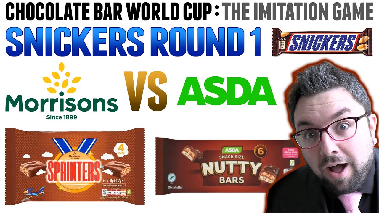 Snickers Round 1 - Morrison's VS ASDA | Chocolate Bar World Cup - YouTube