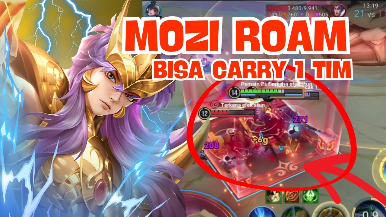 TUTORIAL MOZI ROAM BIAR BISA CARRY SATU TIM!!!! - HONOR OF KINGS INDONESIA - YouTube