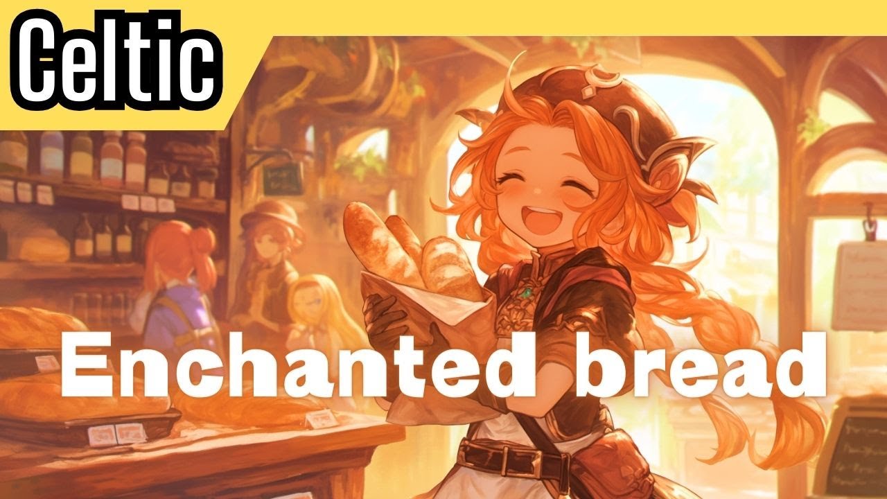 【フリーBGM】街で噂の魔法のパン屋さん「Enchanted bread」【ケルト 風・ほのぼの・作業用】 - YouTube
