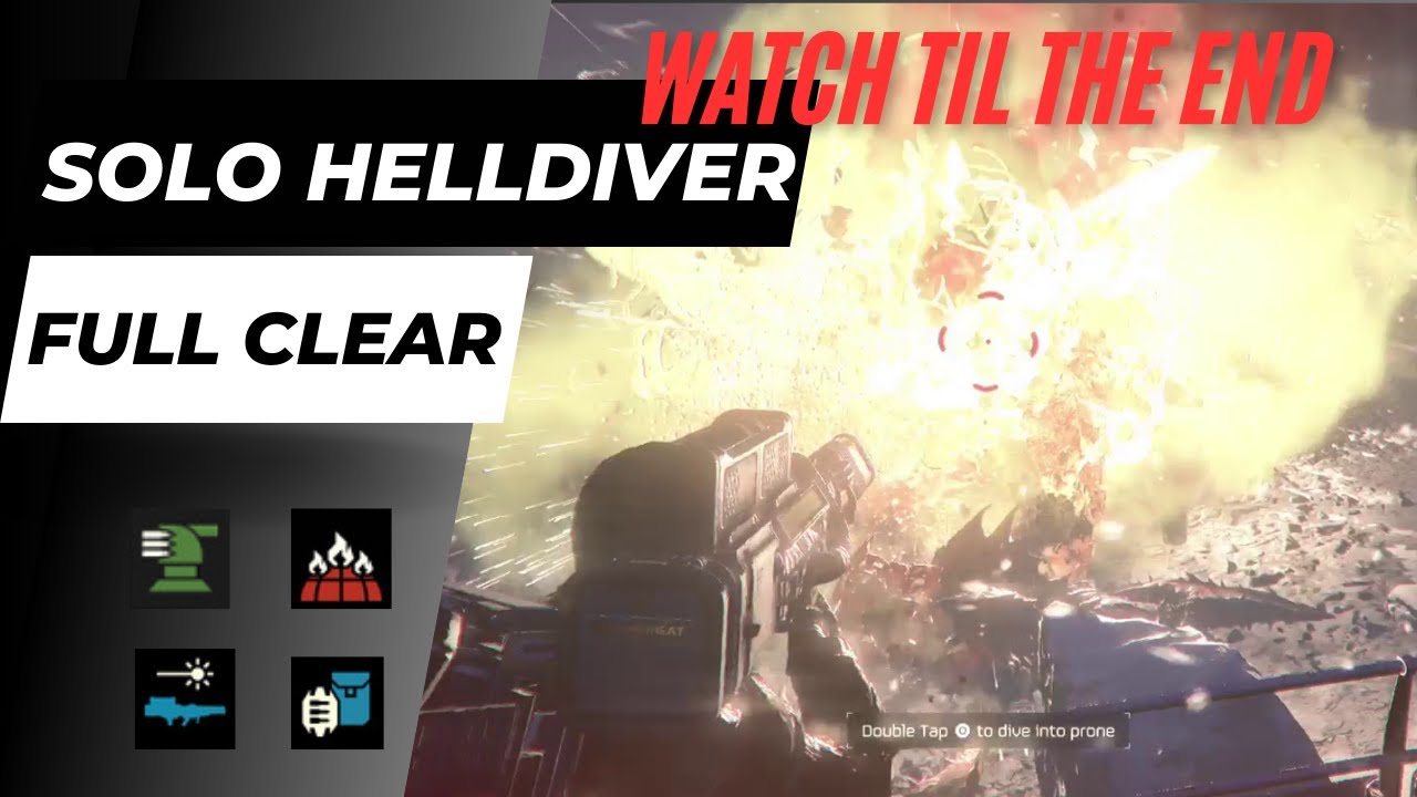 Helldivers 2 - SOLO Super Helldive all clear is so hard! [4K] - YouTube