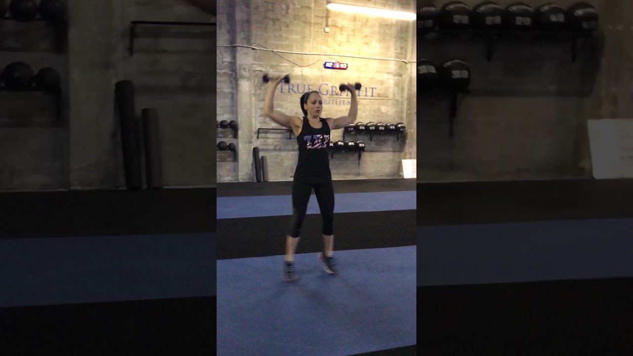 Dumbbell jumping jacks - YouTube