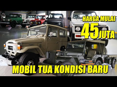 BANYAK MOBIL TUA KONDISI ORISINIL KAYA BARU, DARI HARDTOP, KATANA, LANCER, FIAT MULAI 45 JUTA AJA