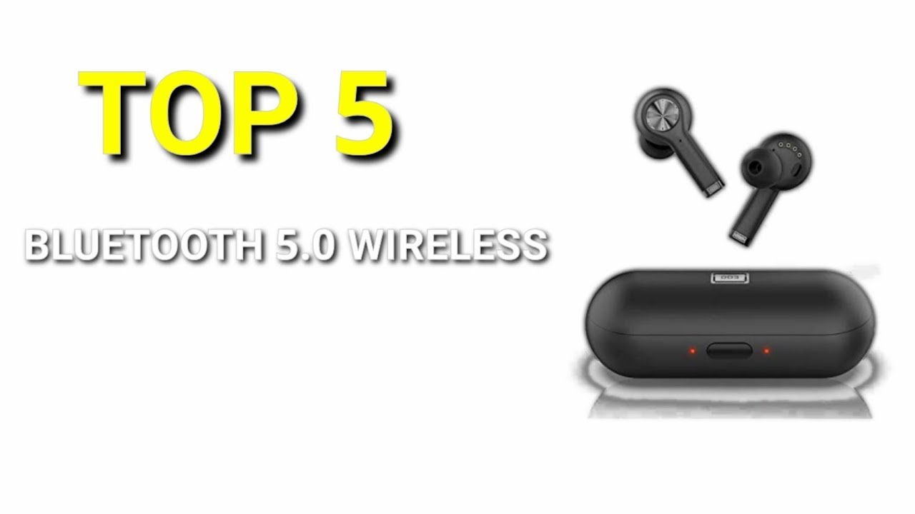 Best 5 Bluetooth 5.0 Wireless Earbuds Headphone - YouTube