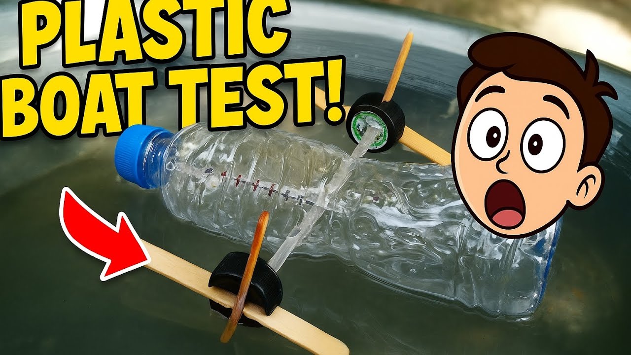 Build a Plastic Bottle Boat That Actually Floats! 🛶 | DIY Science ...