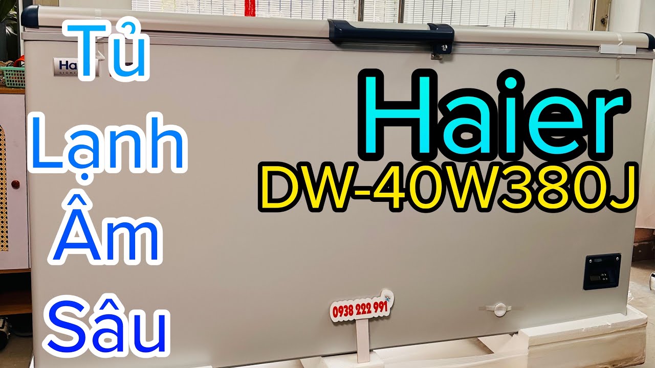 Tủ Lạnh Âm Sâu Haier DW-40W380J - YouTube
