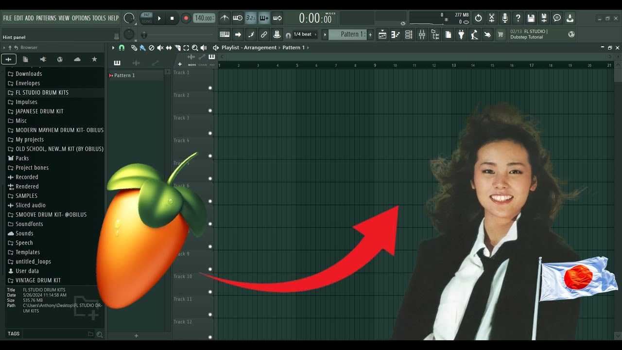13yr old makes Japanese city pop in fl studio - YouTube