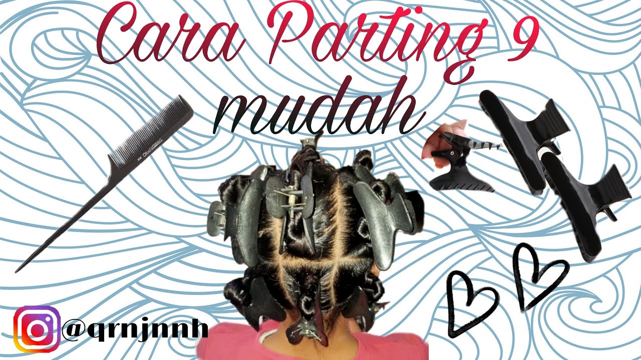 Cara Parting 9 Mudah - YouTube