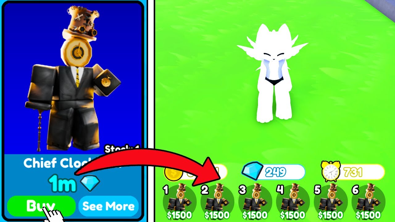 😱OMG! 🔥I BOUGHT GODLY CHIEF CLOCK MAN FOR 1M GEMS | Toilet Tower ...