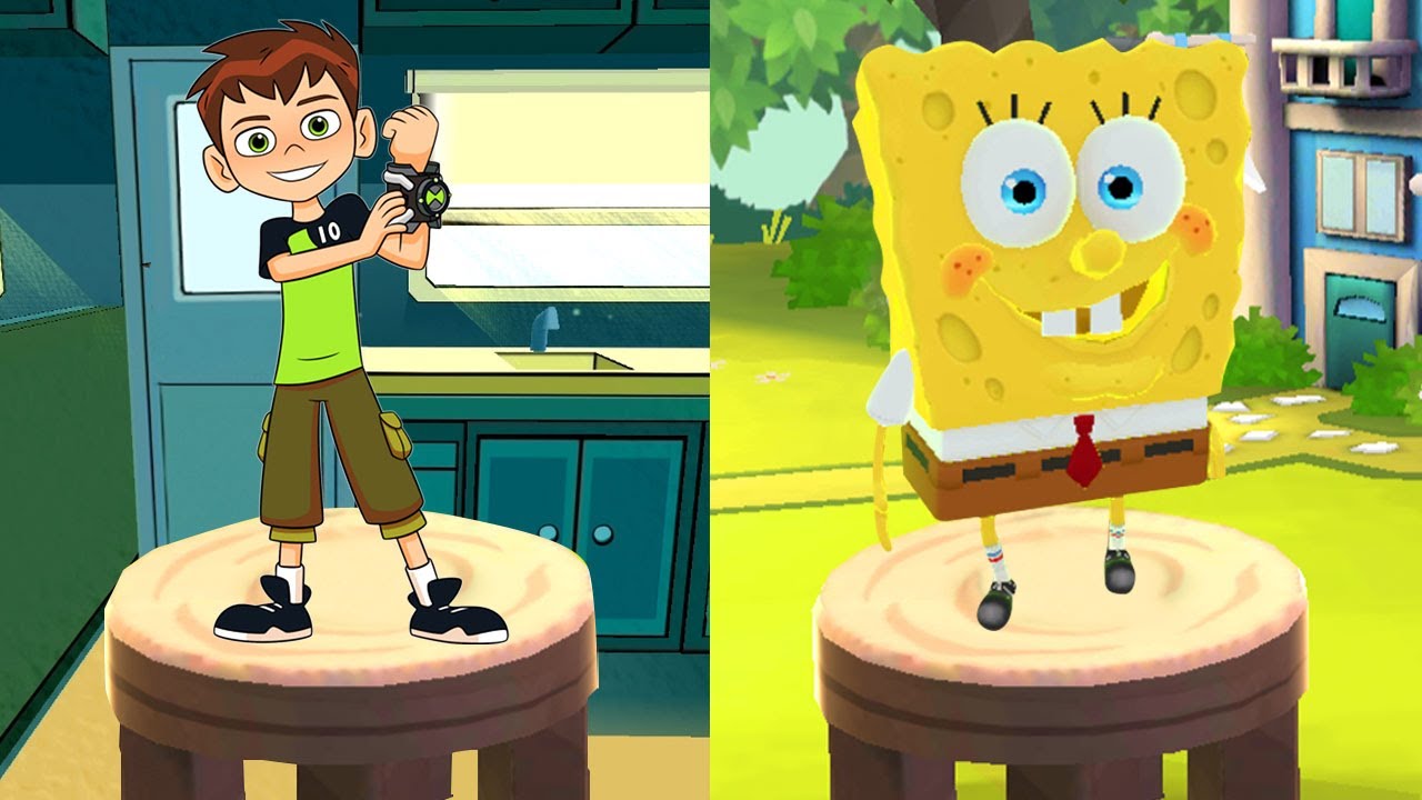 Tag with Ryan SpongeBob SquarePants VS Ben 10 Up To Speed - All ...