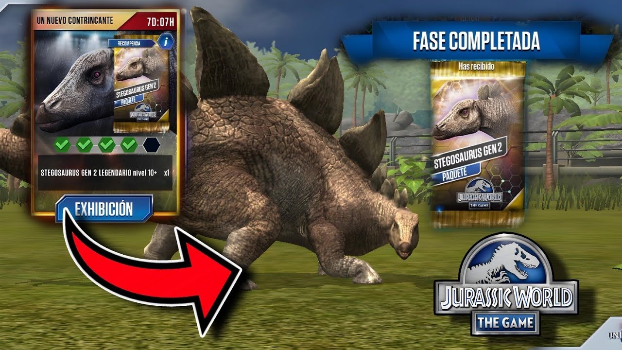 Stegosaurus GEN 2 Evento Especial de Temporada en JURASSIC WORLD THE ...