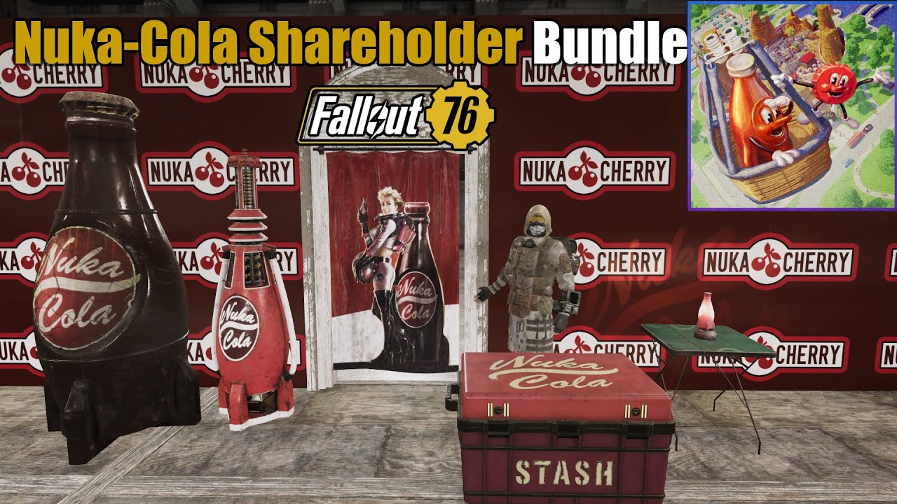 Nuka-Cola Shareholder Bundle - Fallout 76 Showcase - YouTube